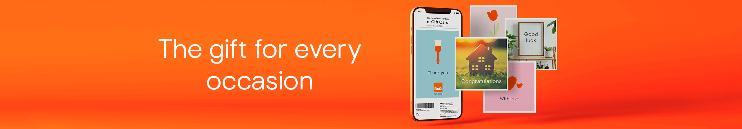 Gift Cards - buy online, spend online or in-store